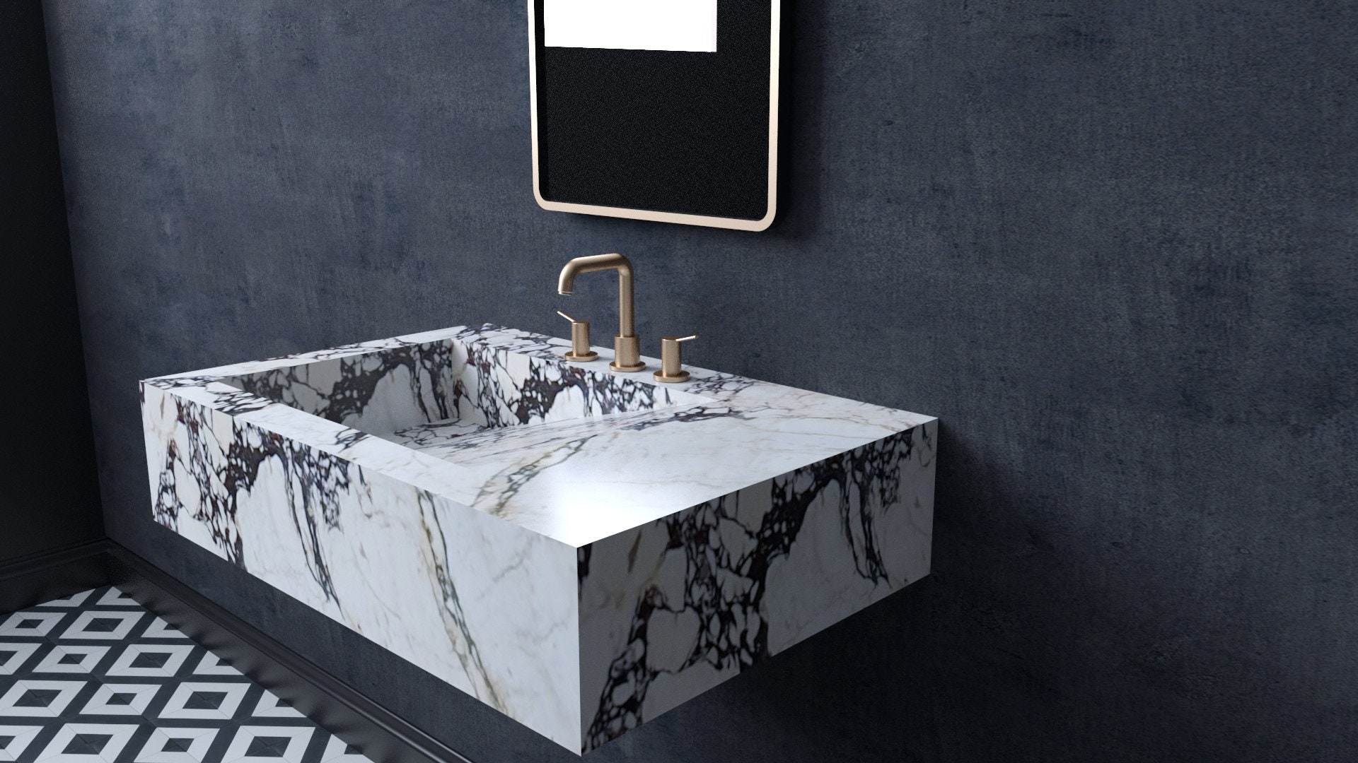 Rectangular Marble Wash Basin,viola Marble Sink, Bathroom Sink Basin ...