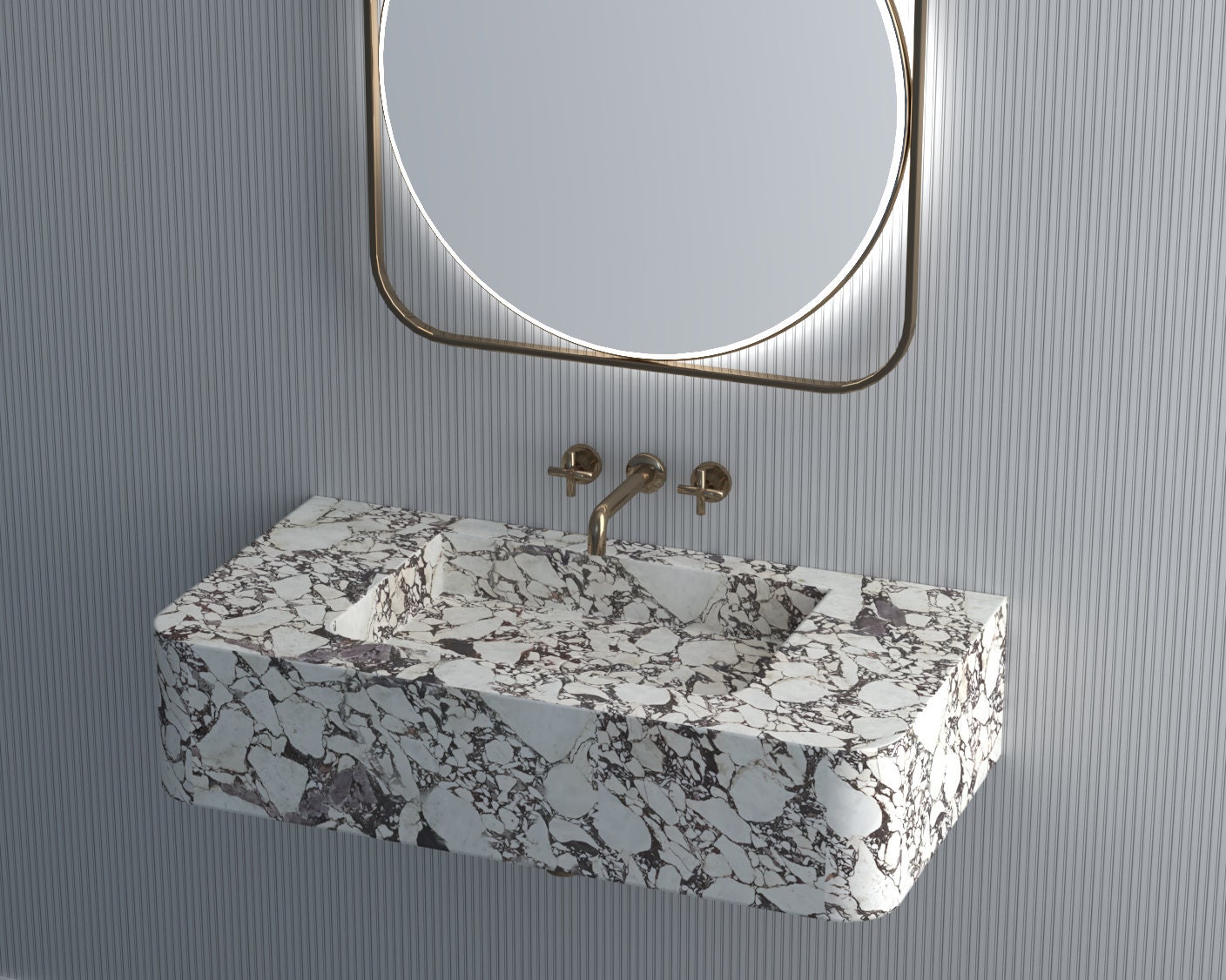 Rectangular Marble Wash Basin, Marble Sink, Bathroom Sink Basin ...