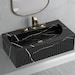 Rectangular Black Marble Wash Basin, Marble Sink, Bathroom Sink Basin ...