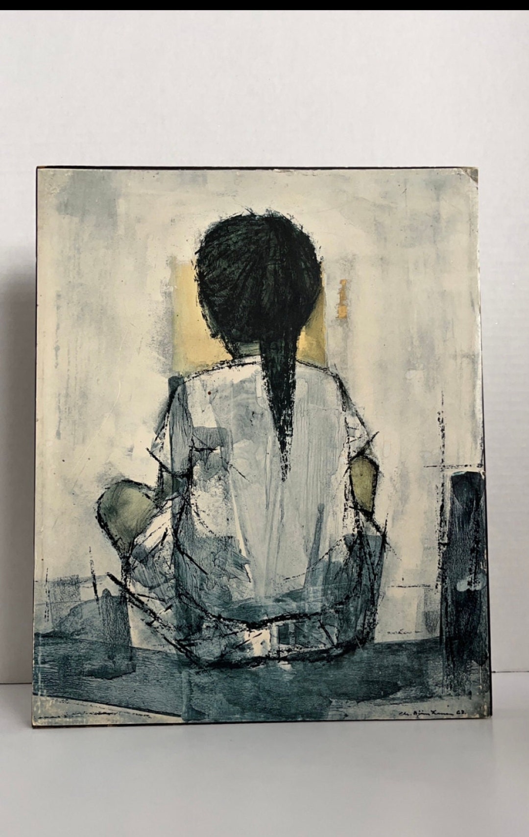 VINTAGE “kristina” Bjorn Larson Painting, Denmark 1960s - Etsy