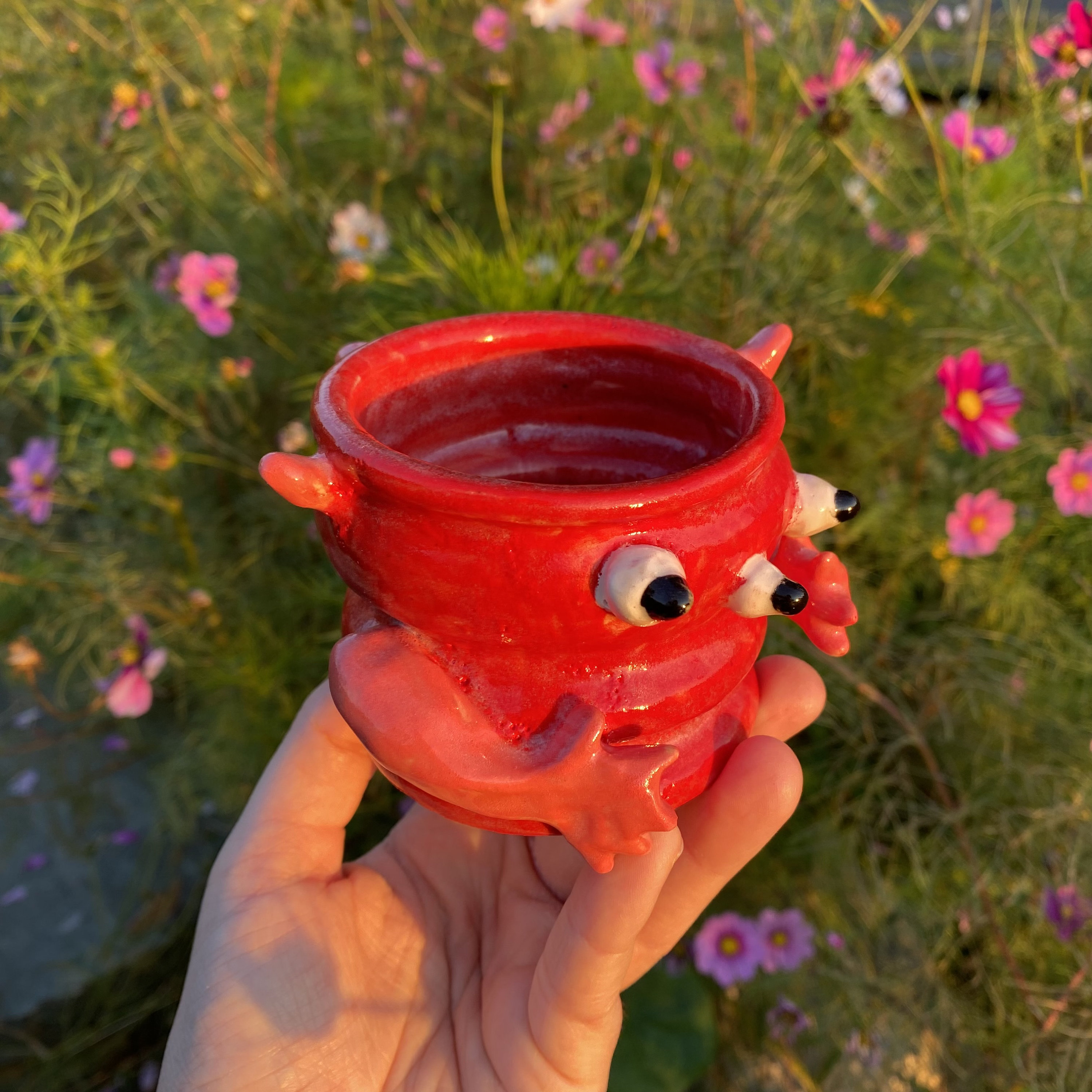 Monster Mug | Cute Monster Mug | Monster Pottery | Monster Ceramics - Etsy