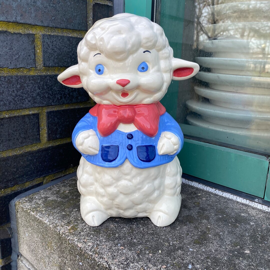 Ceramic Lamb Sculpture | Sheep Statue | Cute Ceramic Lamb Decor ...