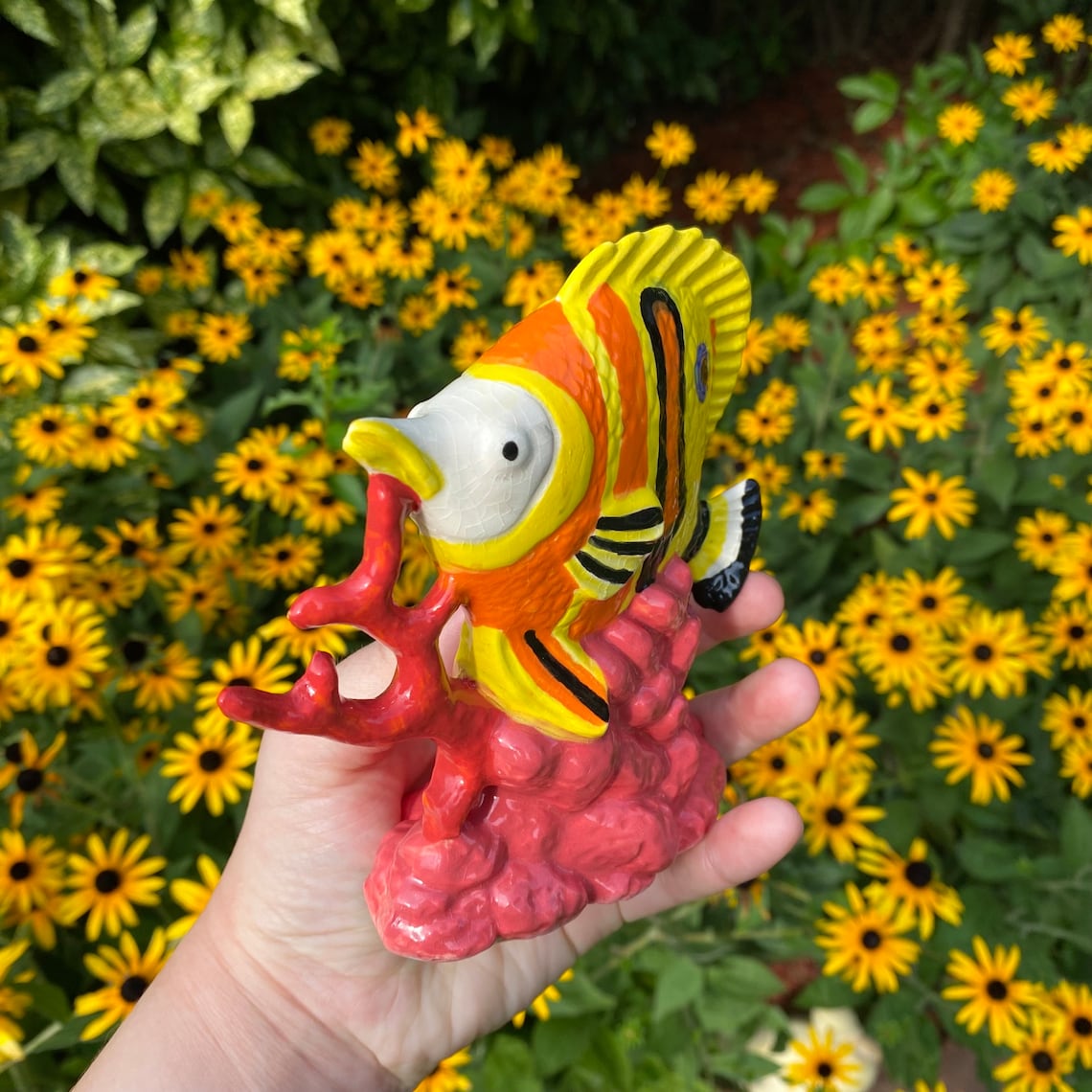 Tropical Fish Decor Colorful Fish Decor Ceramic Fish Decor - Etsy