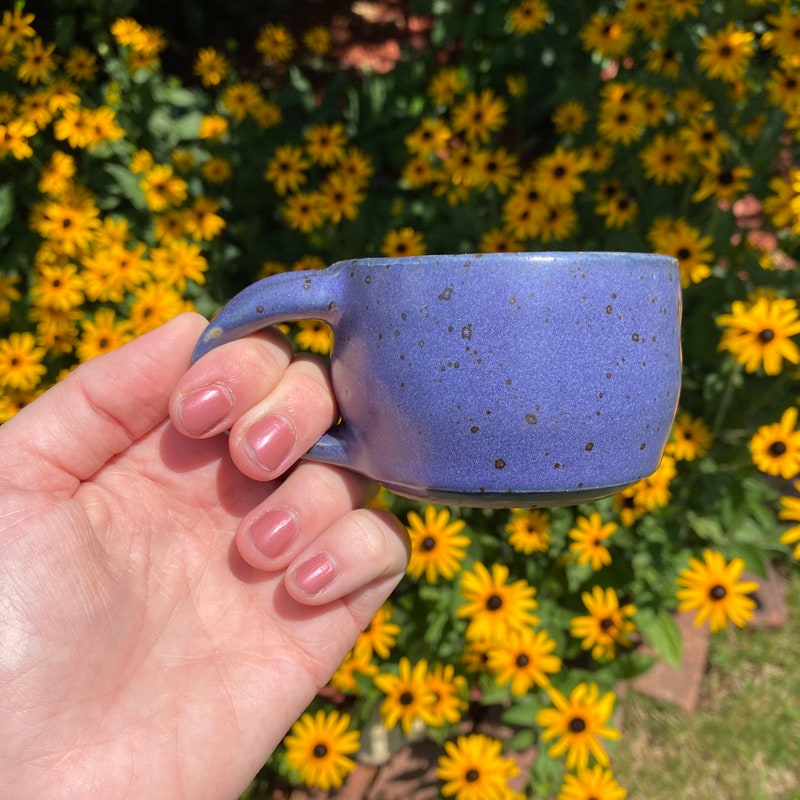 Blue Pottery Mugs - Etsy