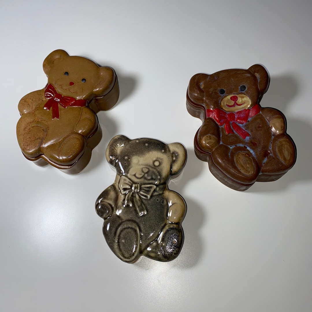 Teddy Bear Box Handmade Teddy Bear Box Handmade Ceramic - Etsy