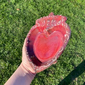 Handmade Ceramic Heart Plate: Jewelry Dish, Love Pottery - Etsy