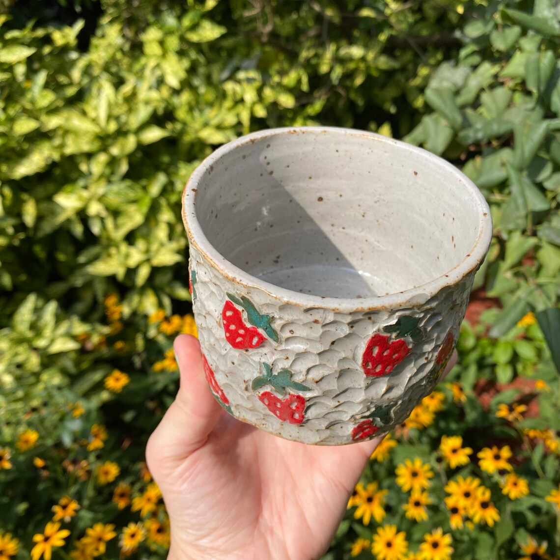 Small Strawberry Planter Strawberry Pottery Strawberry Ceramics - Etsy