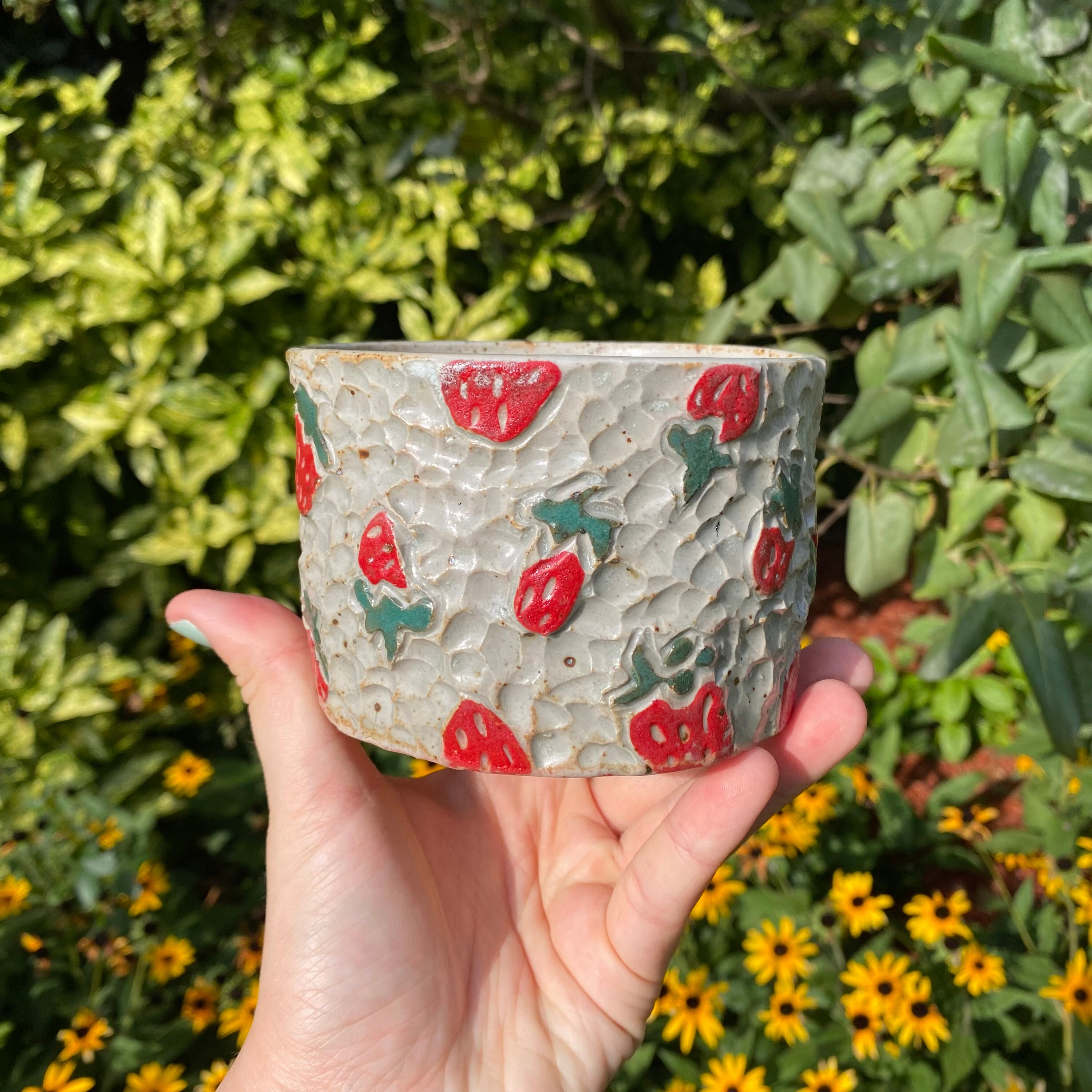 Small Strawberry Planter Strawberry Pottery Strawberry Ceramics - Etsy