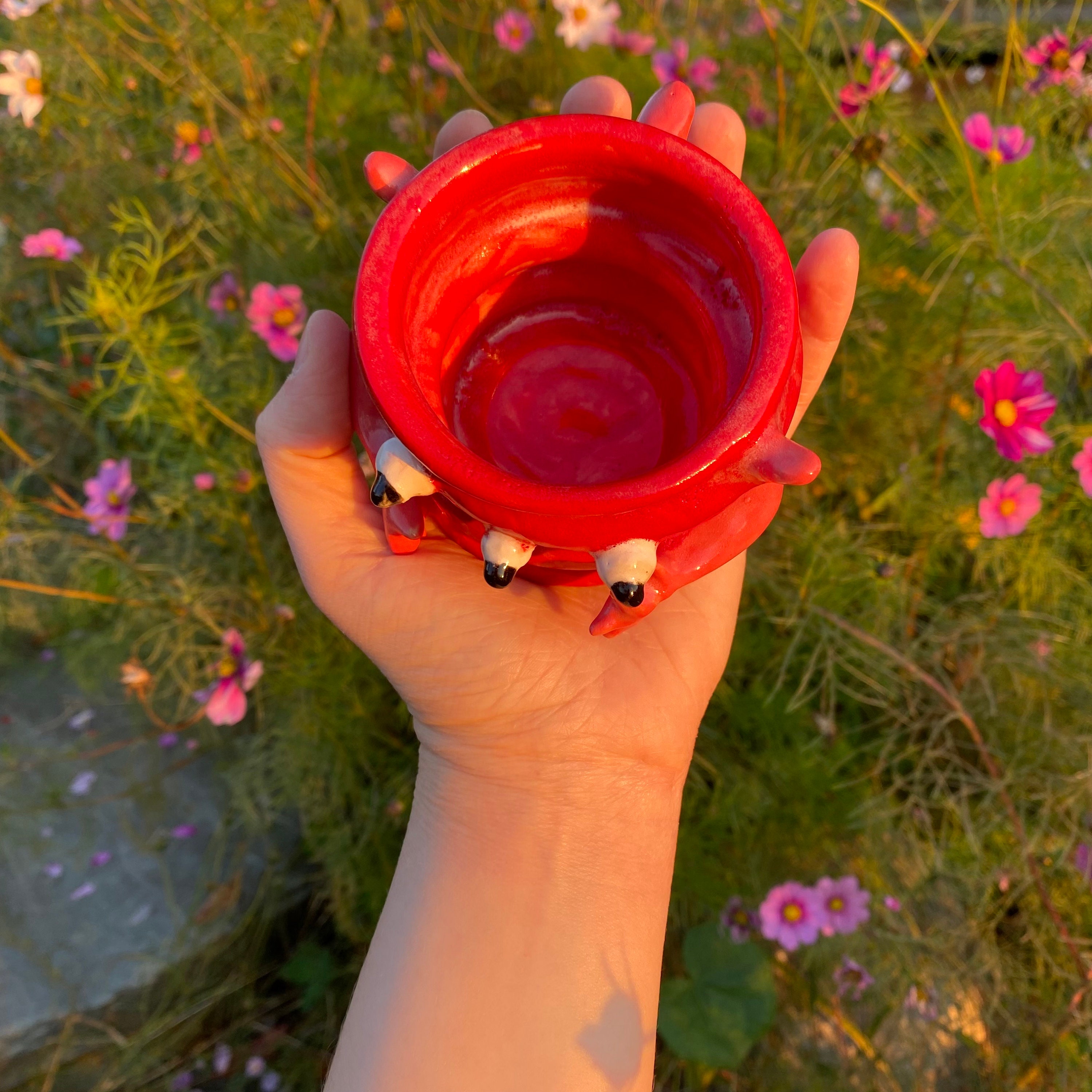 Monster Mug Cute Monster Mug Monster Pottery Monster - Etsy