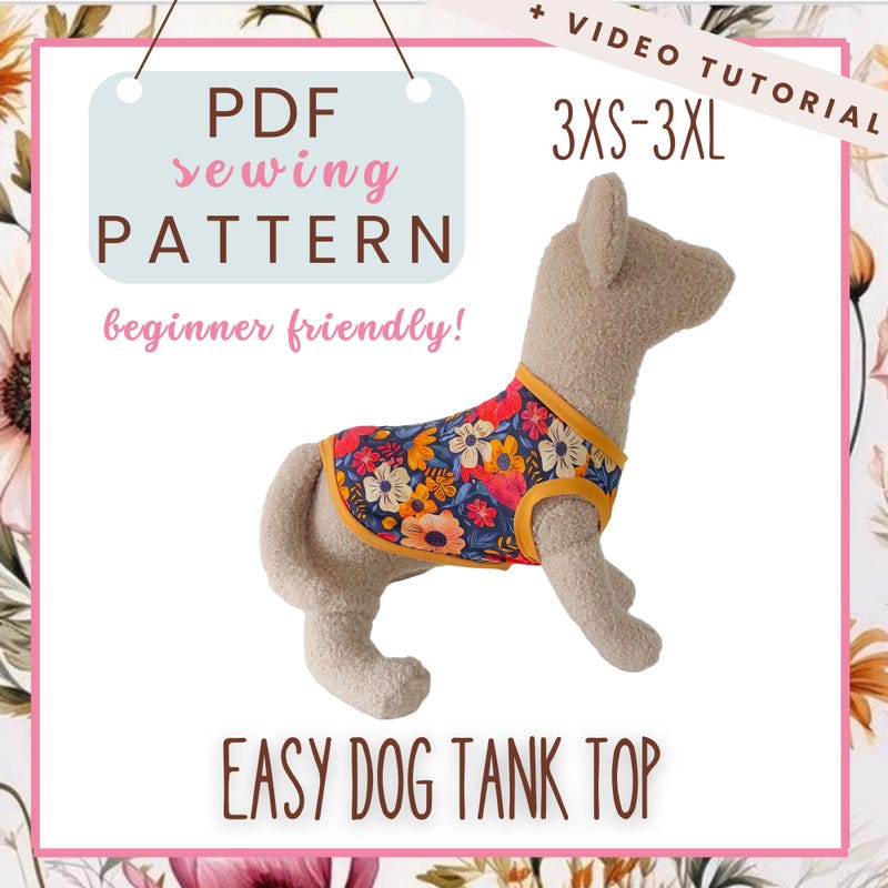 Dog Shirt Pattern - Etsy