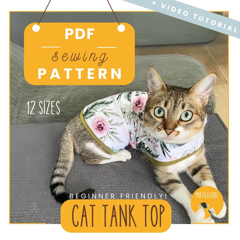 Cat Sewing Pattern - Etsy