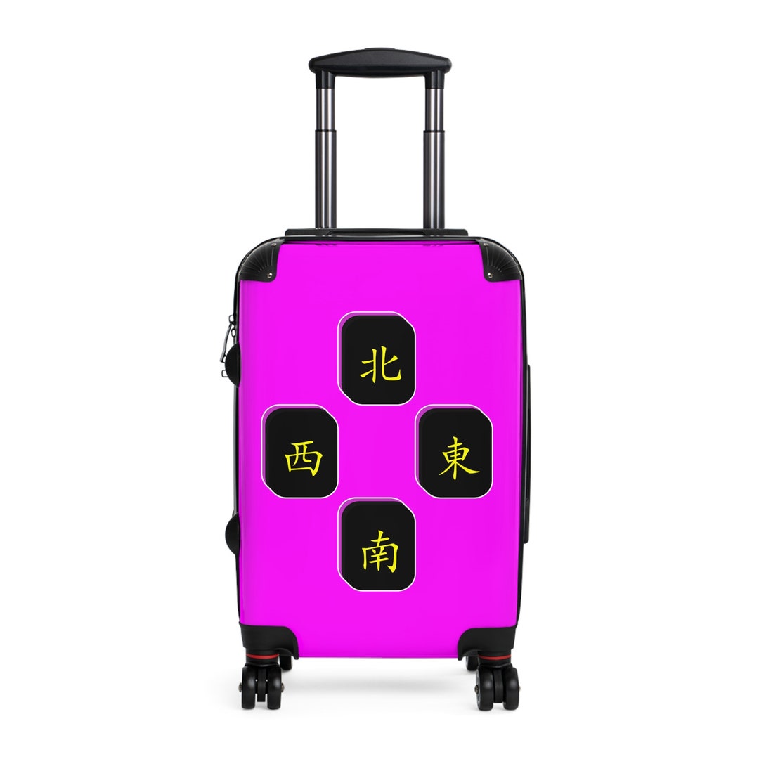 Magenta Background INVERTED COLOR Four Winds Mahjong Tiles - Etsy