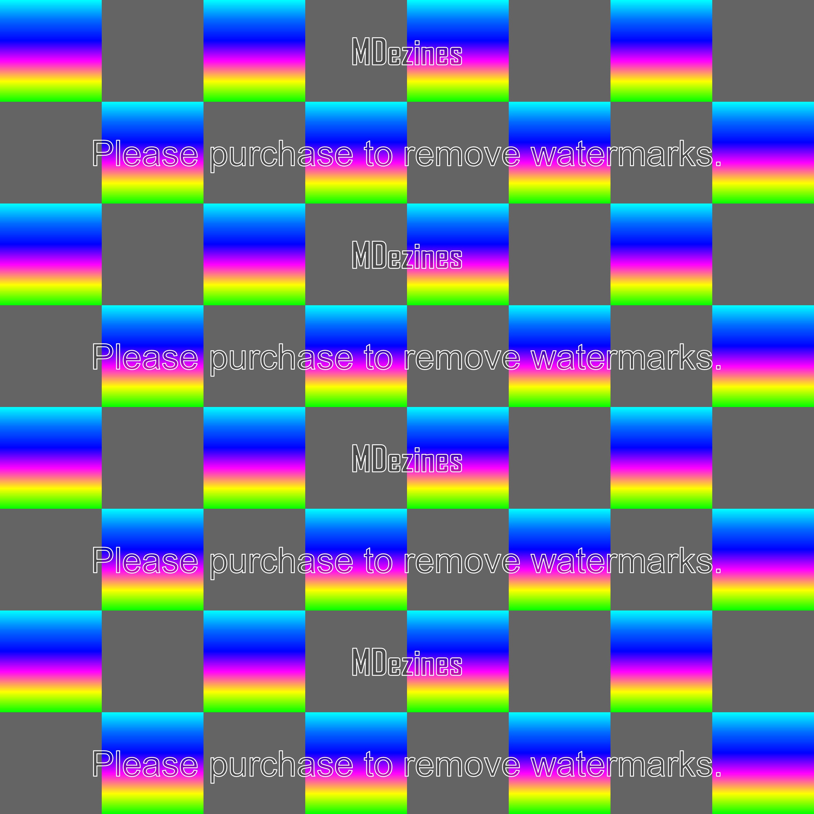 Inverted Rainbow and Dark Gray Checker Seamless Pattern PNG Digital ...