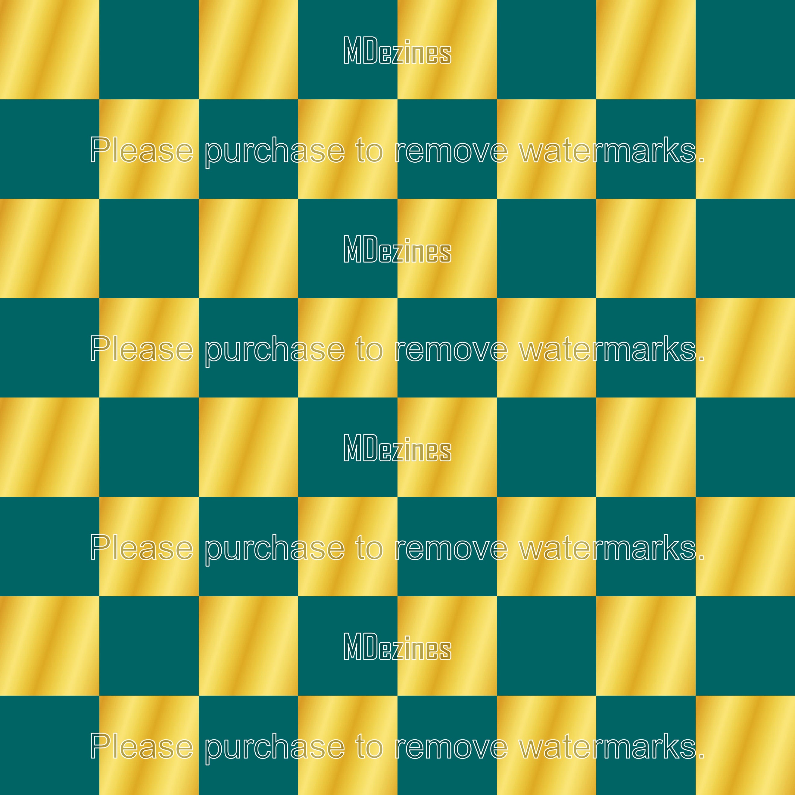 Gold and Teal Checker Seamless Pattern PNG Digital Download - Etsy