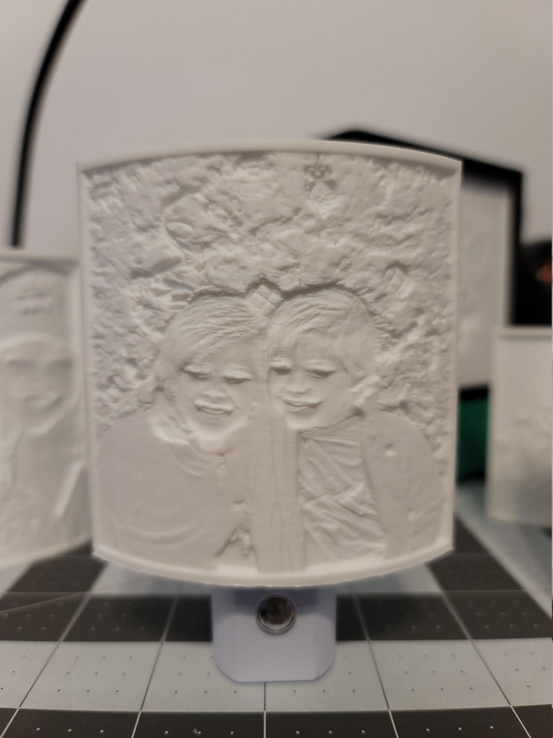 Personalized 3D Printed Lithophane Night Light | Etsy