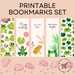 Printable Frog Lover Bookmarks Set, Cute and Quirky Frog Lovers Gift ...