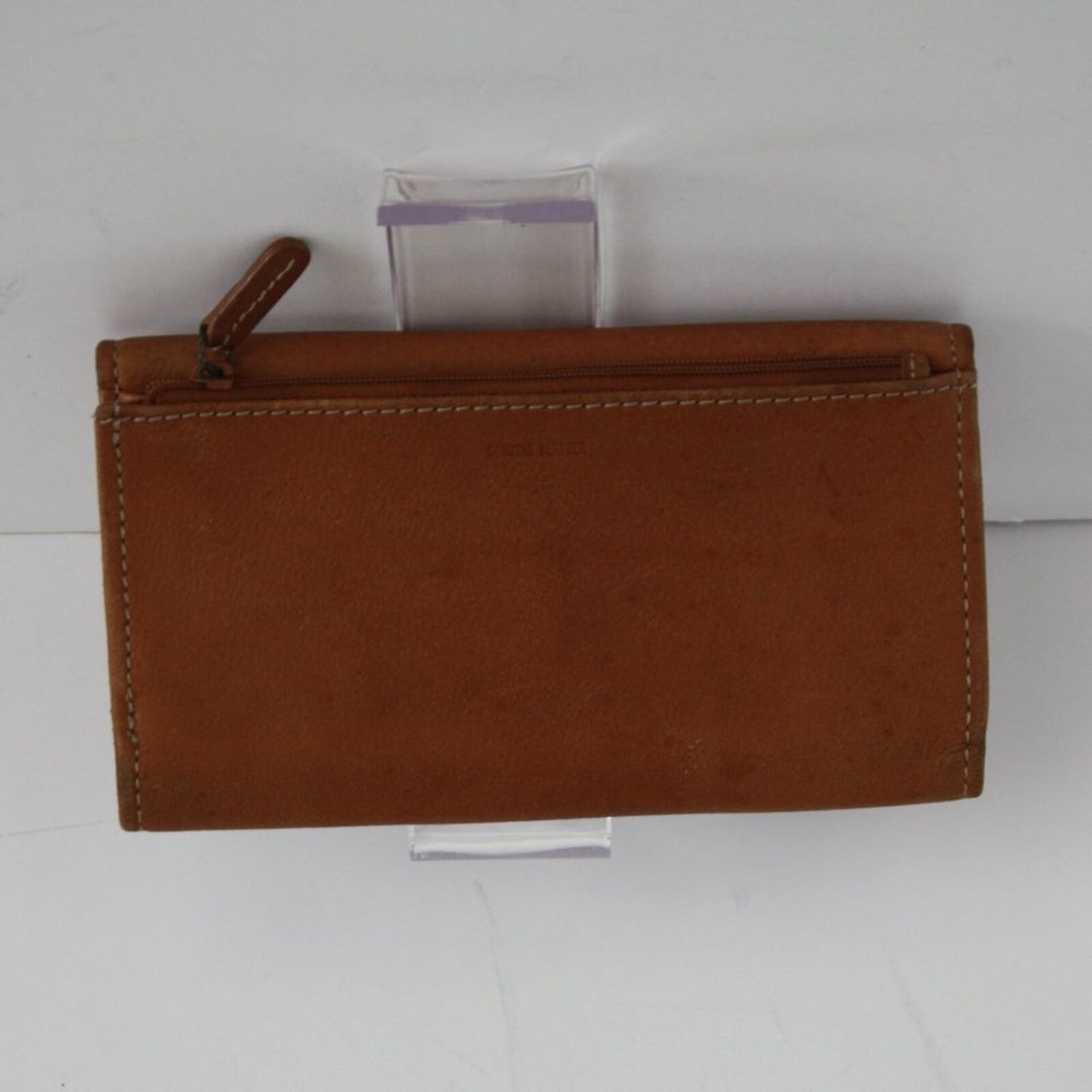 Vintage Fossil Leather Tri-fold Wallet Saddle Brown - Etsy