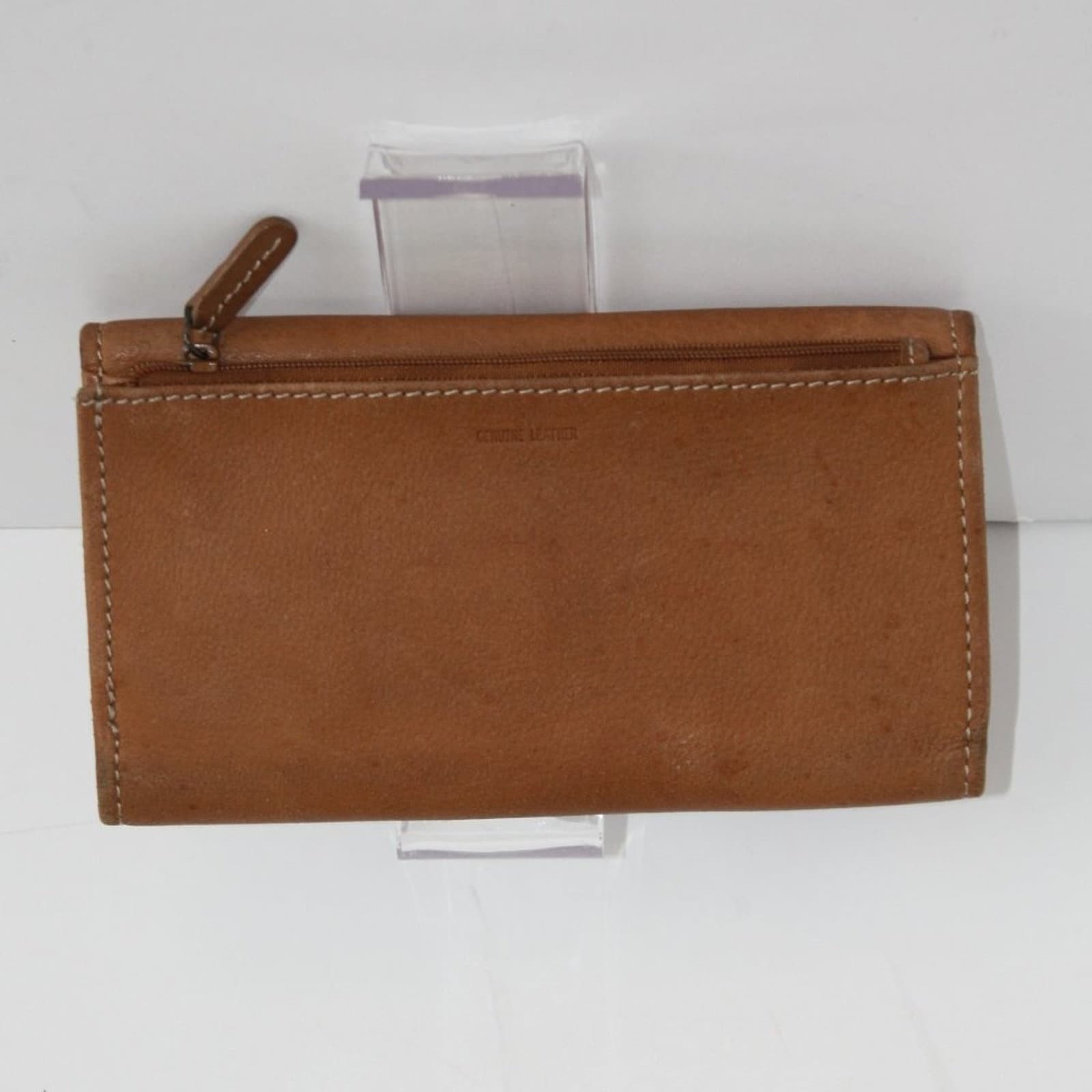 Vintage Fossil Leather Tri-fold Wallet Saddle Brown - Etsy