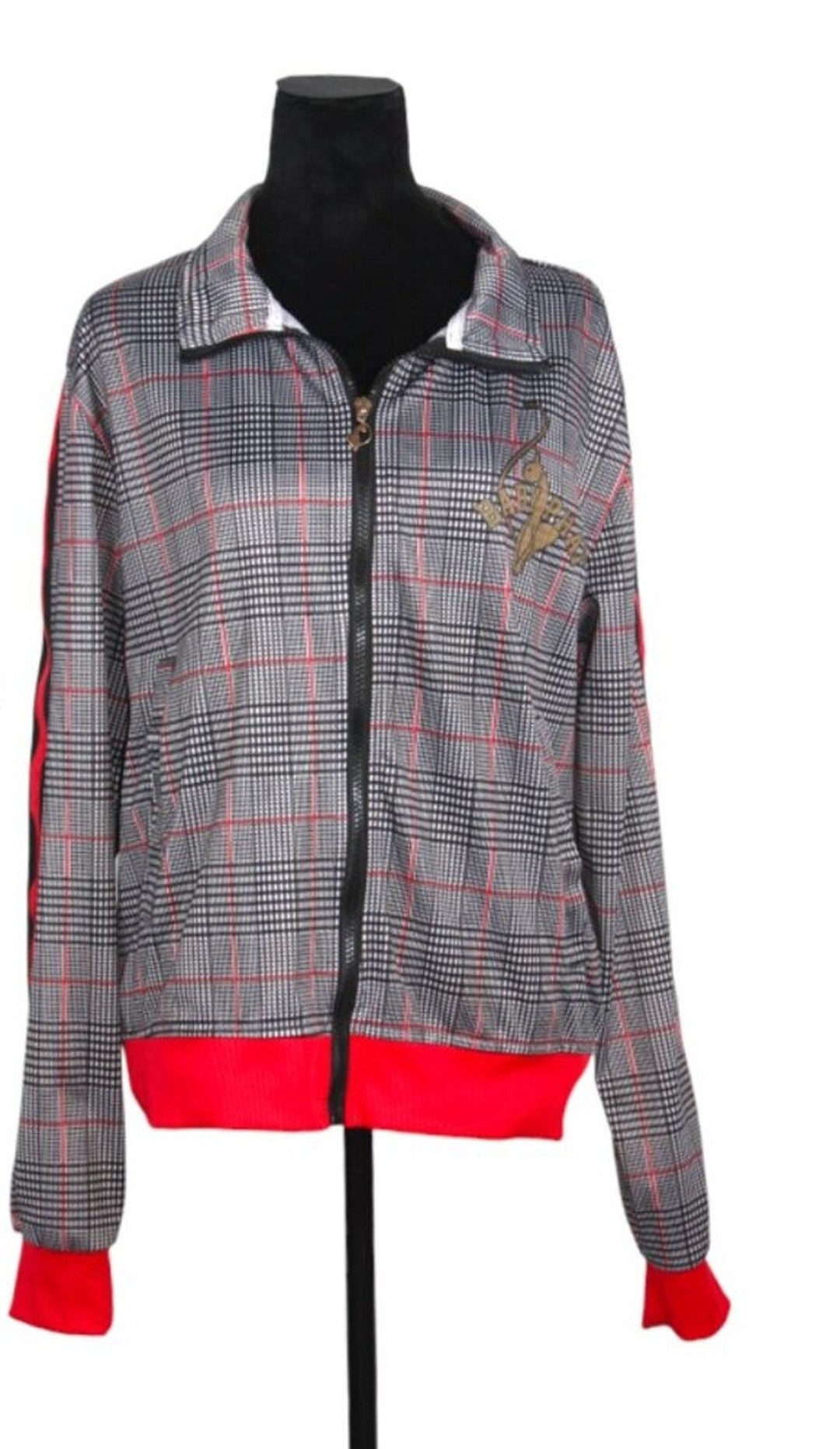 Baby Phat Plaid Jacket With Cat Logo on Back Size 1X - Etsy