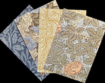William Morris Vintage Wallpaper Pattern Design Cardstock Ideal for ...