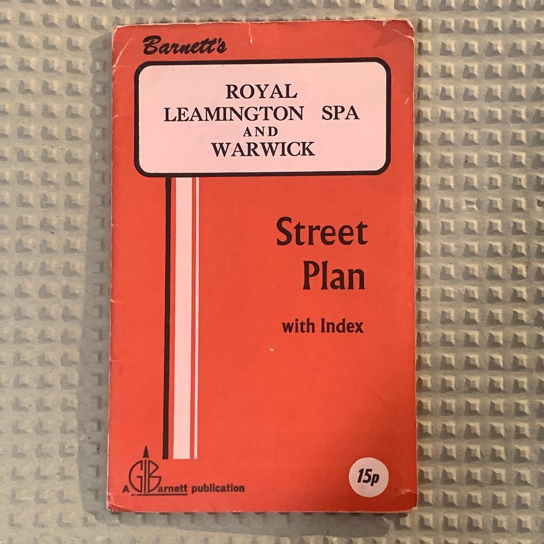 Vintage Barnetts Street Map of Warwick and Leamington Spa. - Etsy Australia