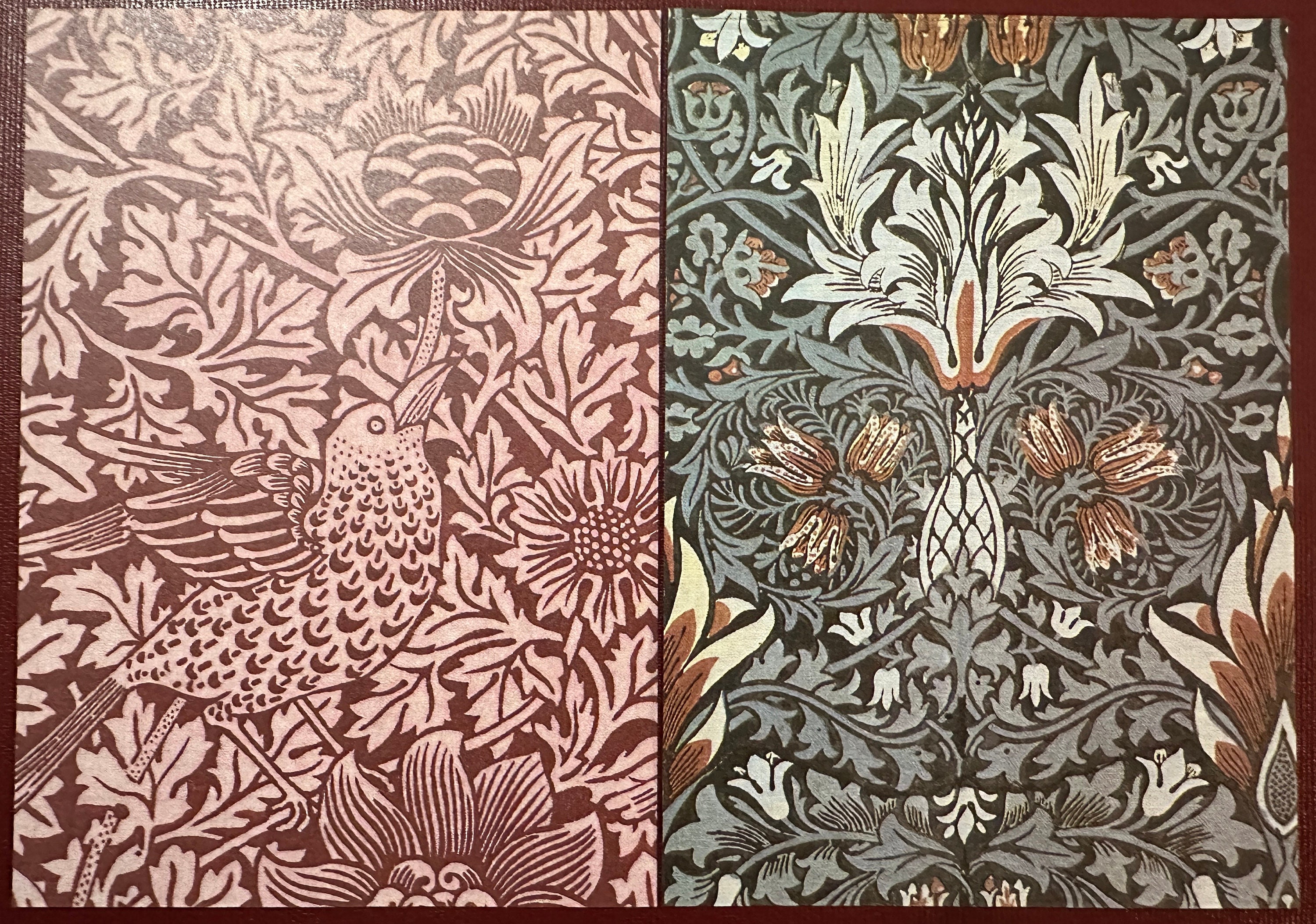 William Morris Vintage Pattern Card Stock Ideal for Journaling ...