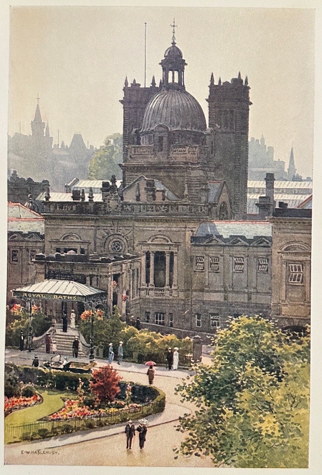 Ripon & Harrogate, North Yorkshire the Royal Baths, Harrogate Vintage ...