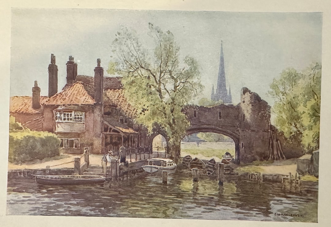 Norwich and Norfolk Broads Pull’s Ferry River Wensum and Cathedral ...
