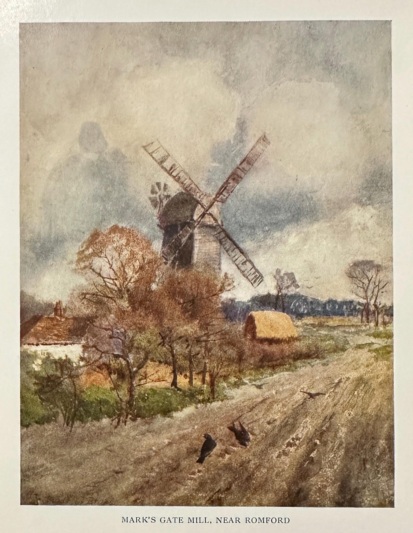 Essex Romford Mark’s Gate Mill Vintage Print by L. Burleigh Bruhl ...