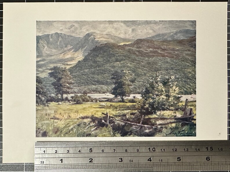 North Wales RF Cadair Idris, Gwynedd, Snowdonia, Vintage Print by ...