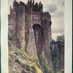 Dover Kent the Constable’s Tower, Dover Castle Vintage Small Print ...