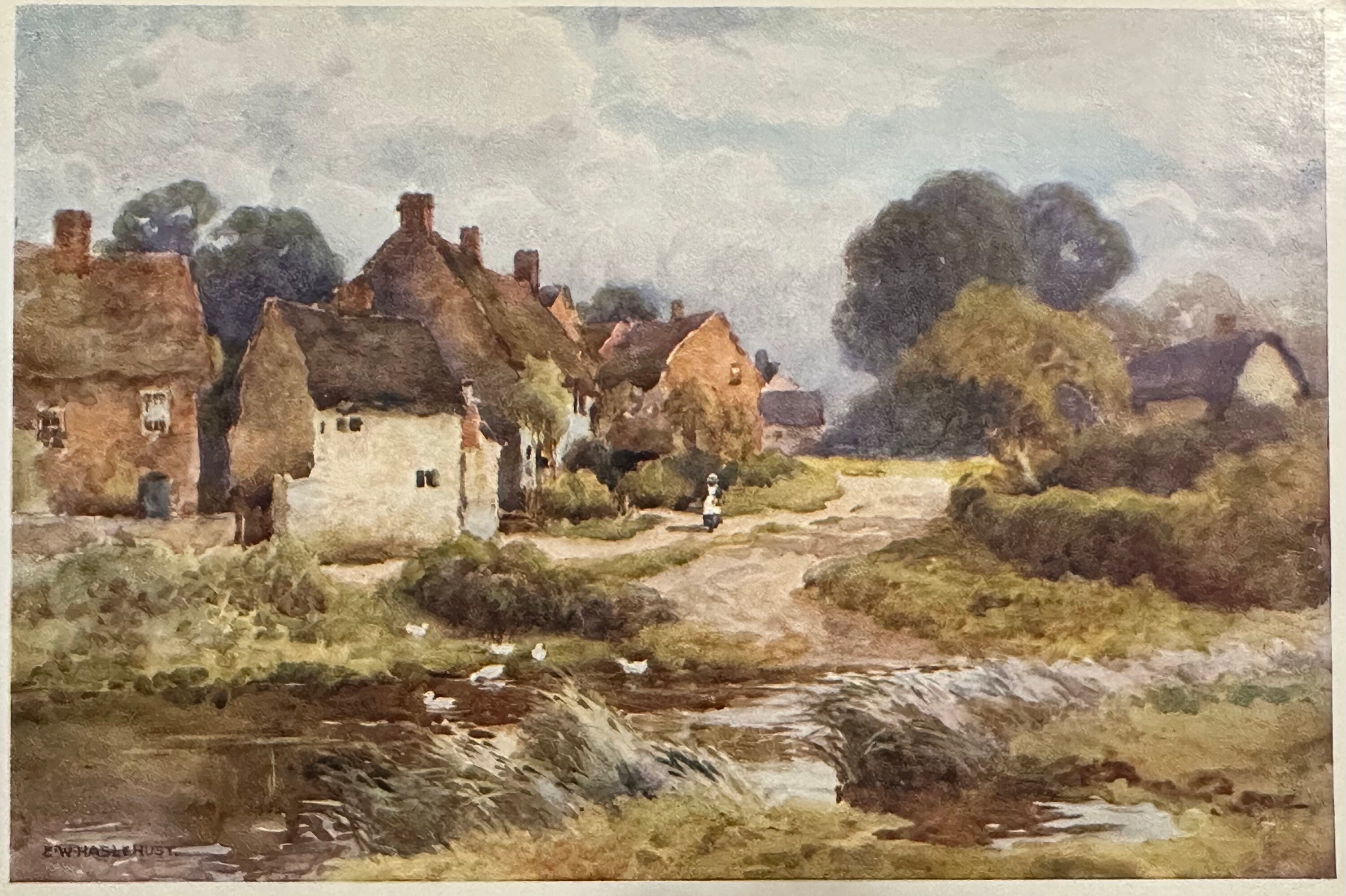 Stratford Upon Avon Original Vintage Print of Broom by E W Haslehust ...