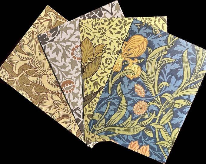 William Morris Vintage Wallpaper Pattern Design Cardstock Ideal for ...