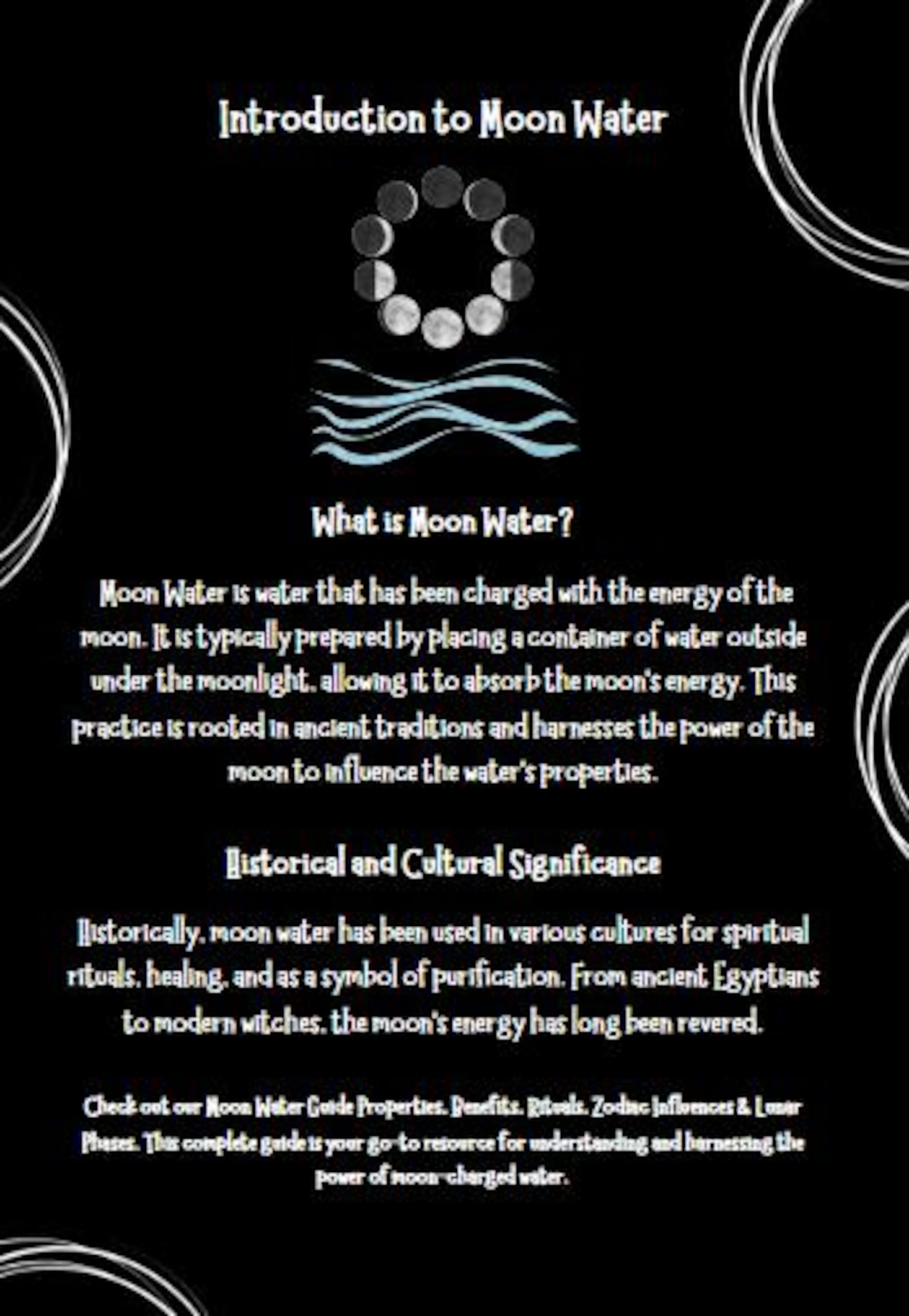 Moon Water Recipe Book: 25 Magical Moon Rituals & Spiritual Self-care ...