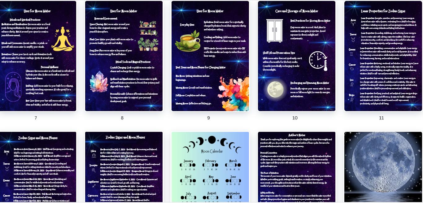 Moon Water Guide: Properties, Benefits, Zodiac Influences & Lunar ...