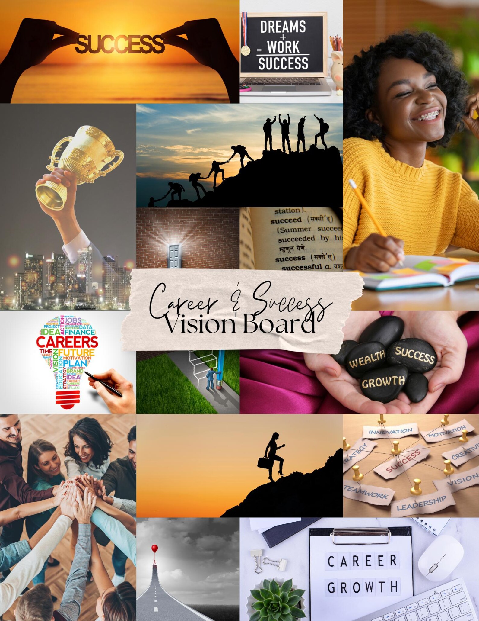 Ultimate Vision Board Kit Bundle | Wealth, Love, Travel, Health, Career ...
