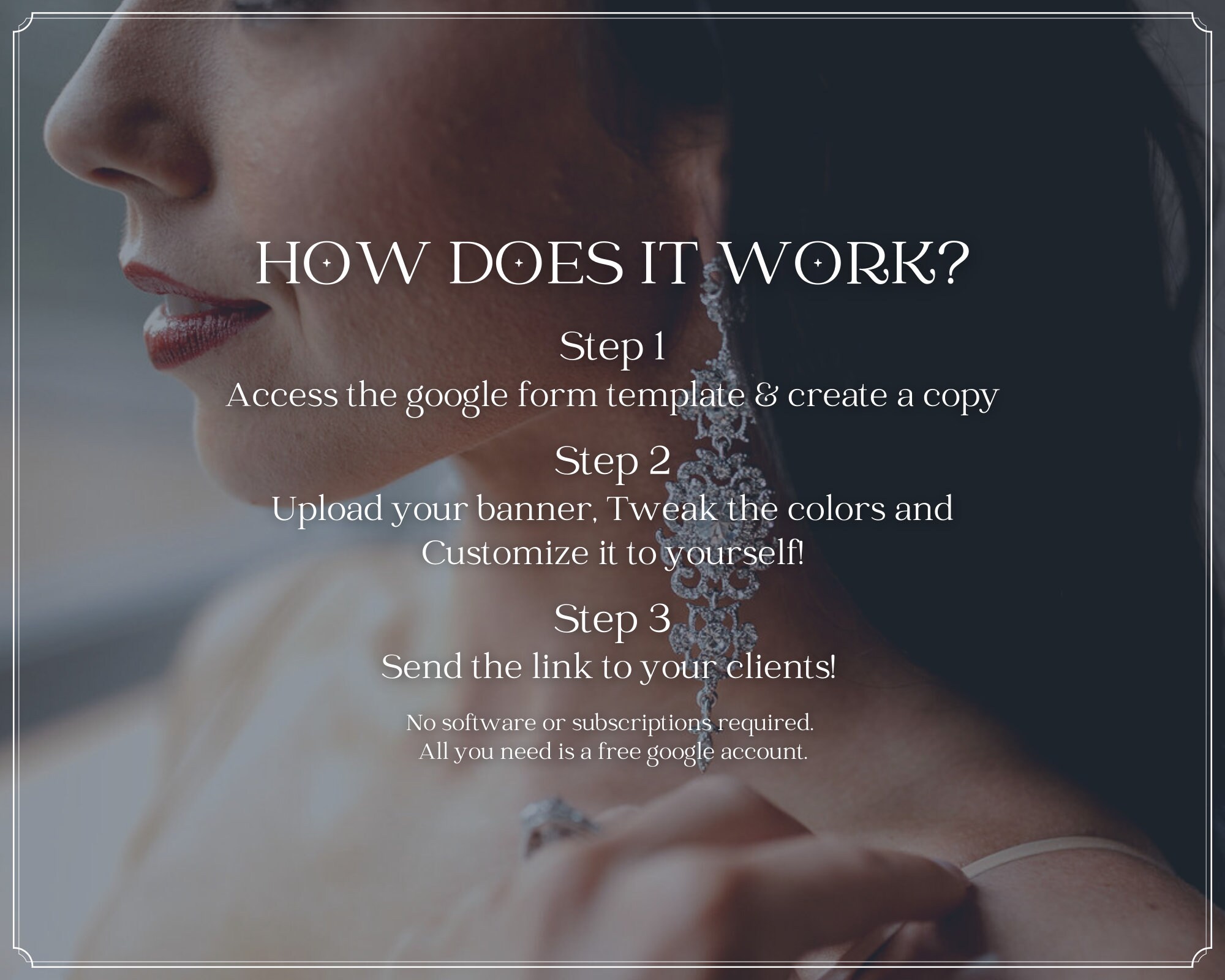 Wedding Hair Stylist & Makeup Artist Questionnaire Template, Beauty ...