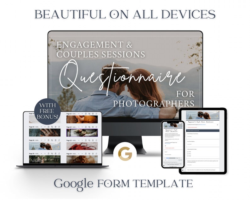 Engagement Photoshoot Questionnaire - Online Form Questionnaire, Drag ...