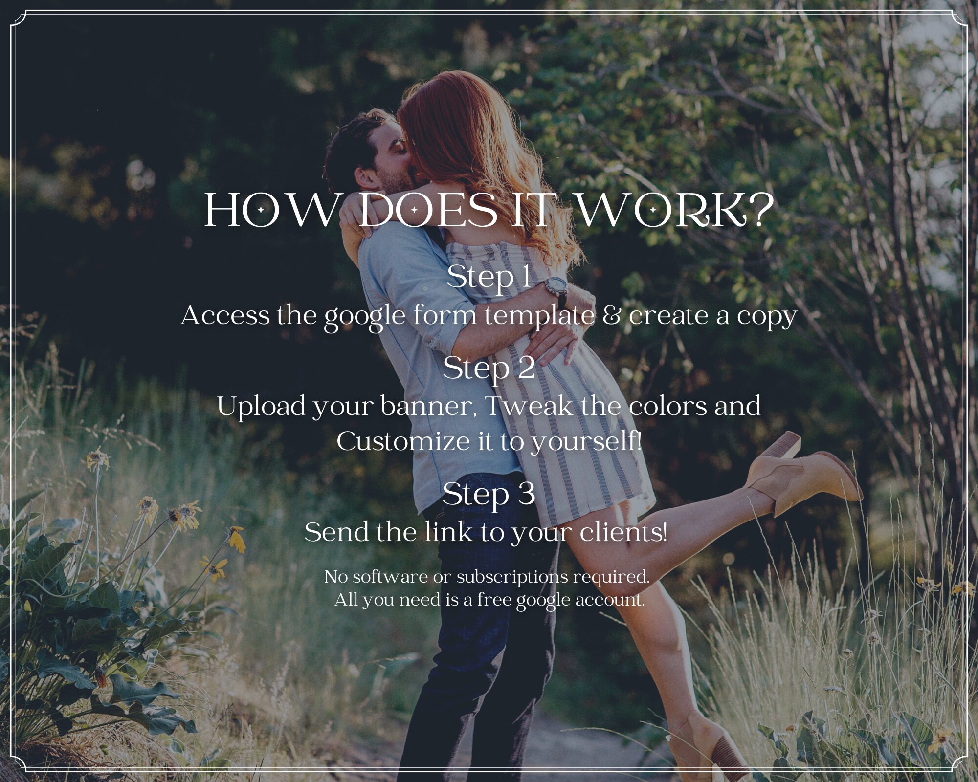 Engagement Photoshoot Questionnaire - Online Form Questionnaire, Drag ...