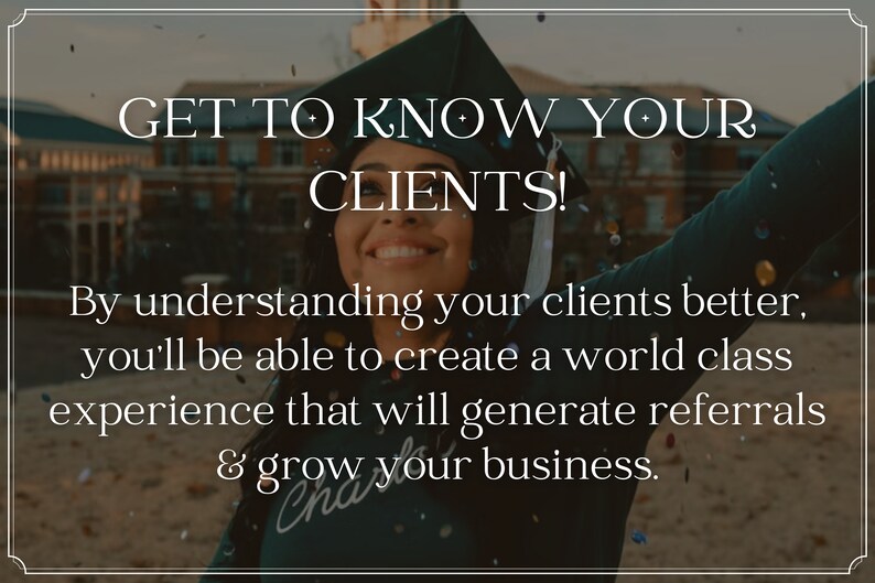 High School Senior Photoshoot Questionnaire Online Form - Etsy