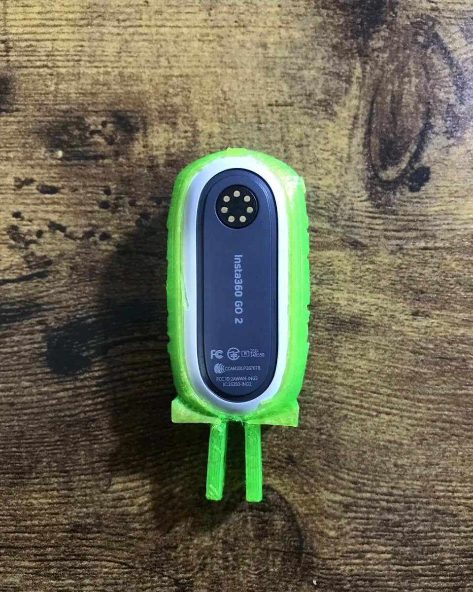 Insta360 Go2 Vertical Gopro Camera Mount | Etsy