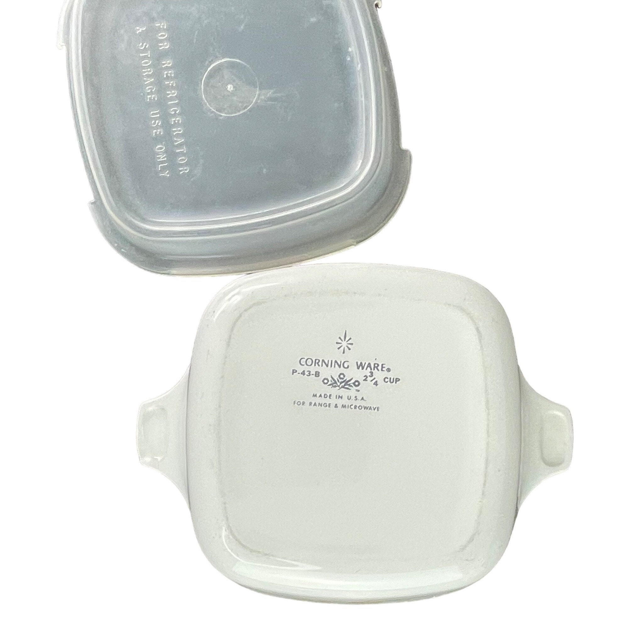 Corning Ware P-43-B Yellow Floral Bouquet 2 3/4 Cup Casserole Dish ...