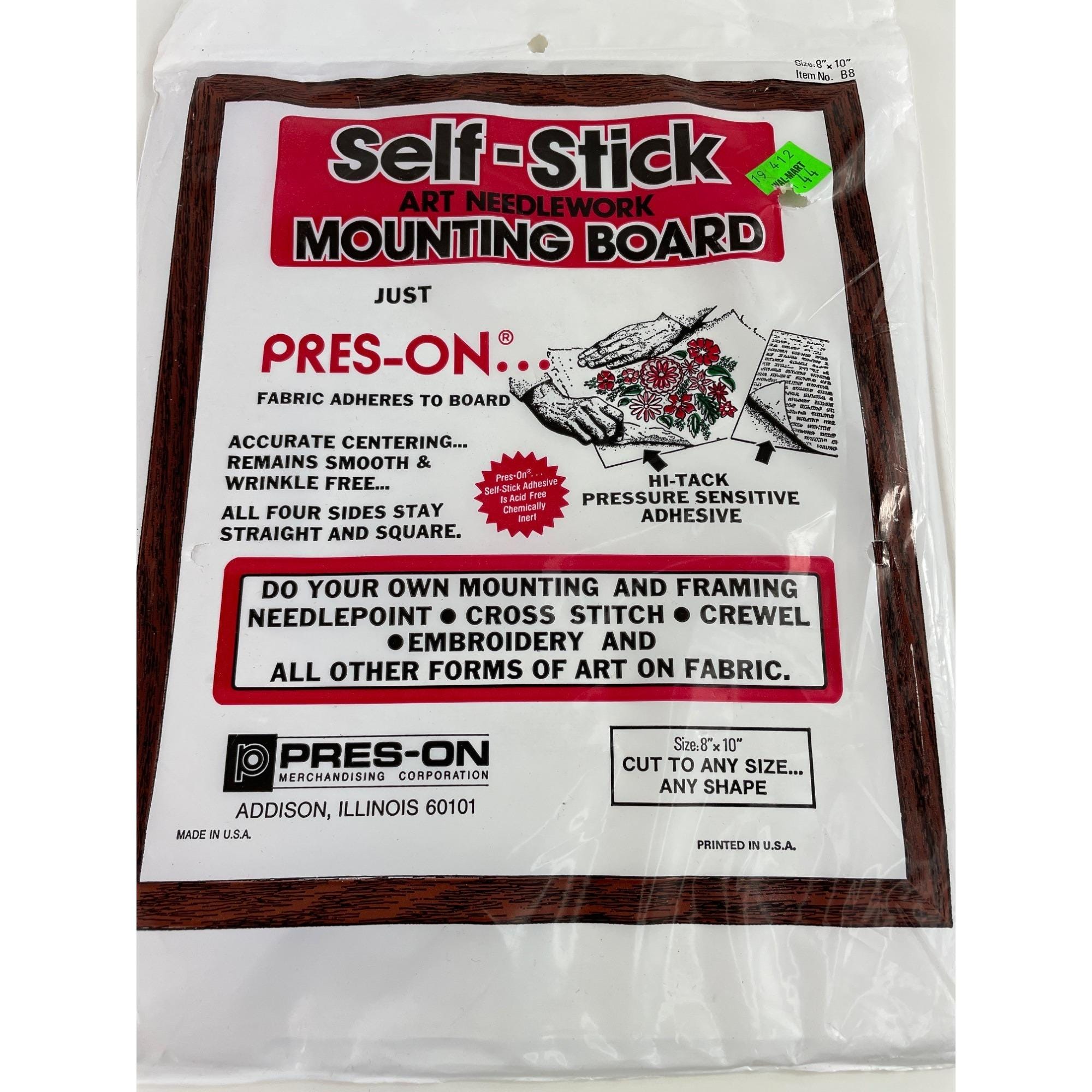 Self Stick Mounting Board Art Needlecraft 11 X 14 & 8 X 10 Set of 2 ...