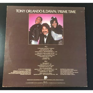 Tony Orlando & Dawn Prime Time LP Vinyl Record 1974 BELL 1317 - Etsy