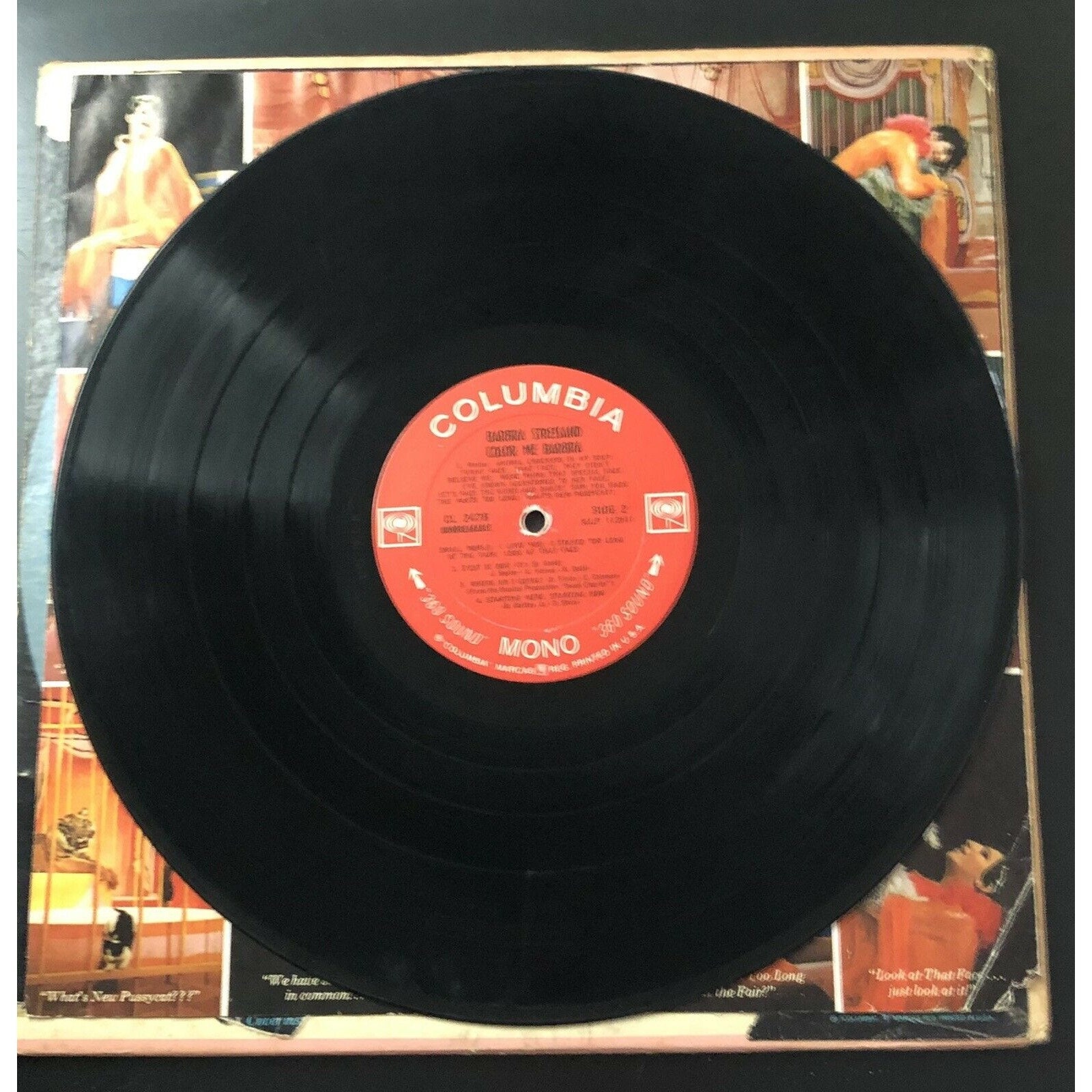 Barbra Streisand Color Me Barbra 1966 Vinyl Record LP CL-2478 - Etsy