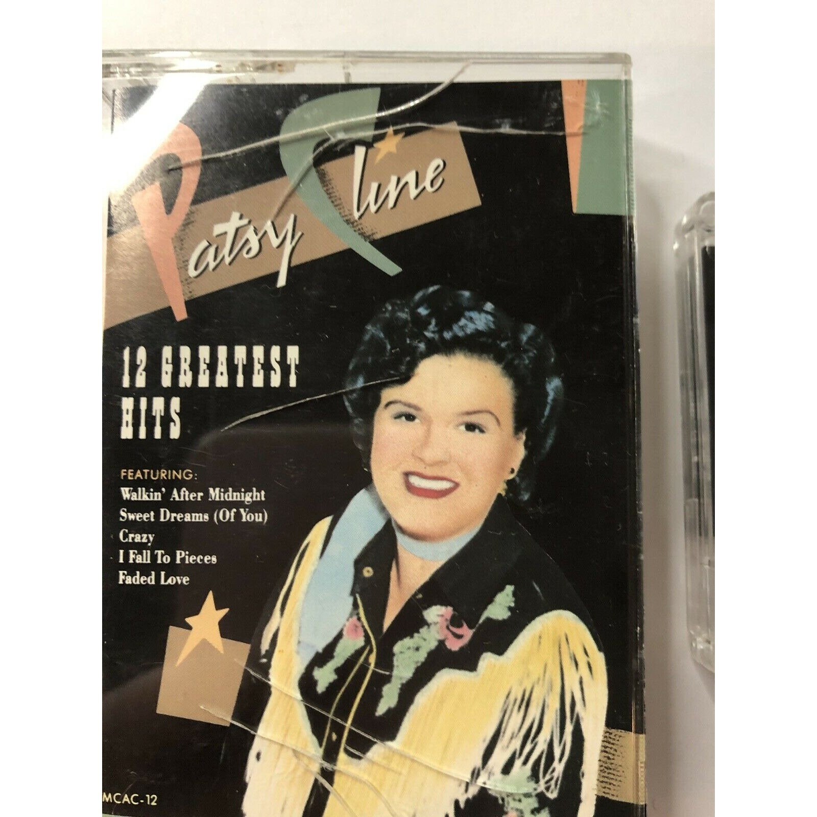 Patsy Cline 12 Greatest Hits Cassette Tape Crazy & I Fall to - Etsy