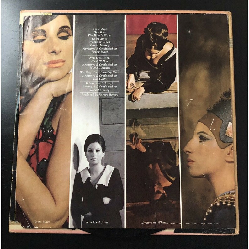 Barbra Streisand Color Me Barbra 1966 Vinyl Record LP CL-2478 - Etsy