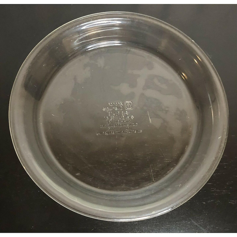 Anchor Hocking Pie Pan Plate Clear Glass 9" - Etsy
