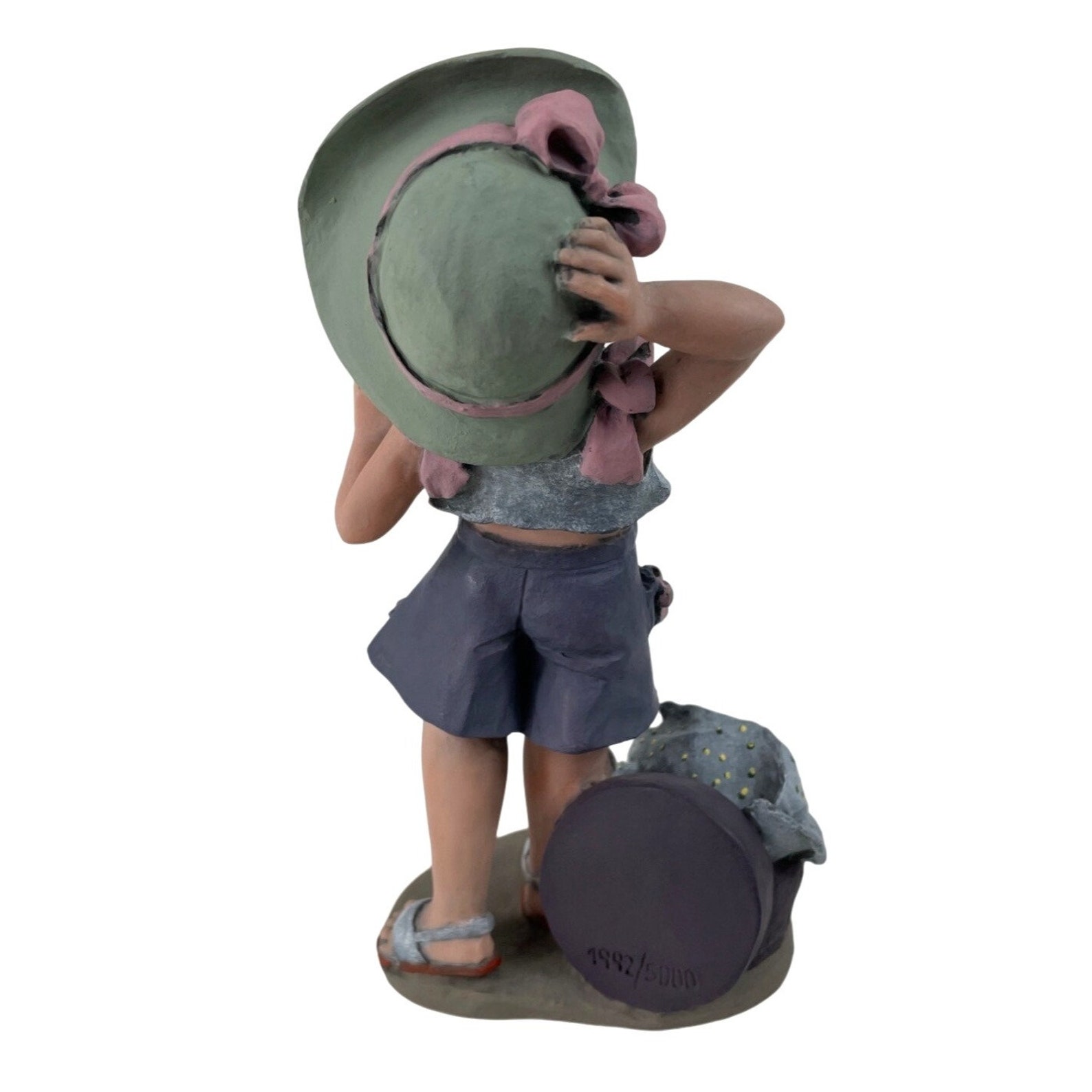 Elisa Montserrat Girl Playing Dress up Sculpture Figurine Numbered 1992 ...