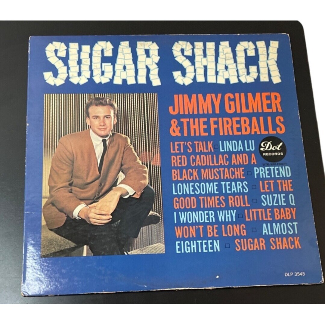 Jimmy Gilmer & the Fireballs Sugar Shack Vinyl LP Record 1963 Dot DLP3545 - Etsy